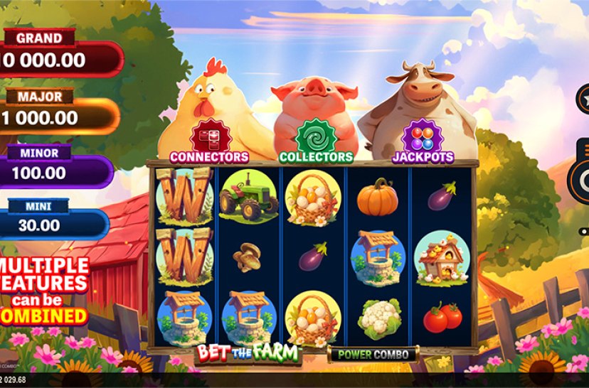 Bet the Farm Power Combo The Best Slots Machines at OneCasino