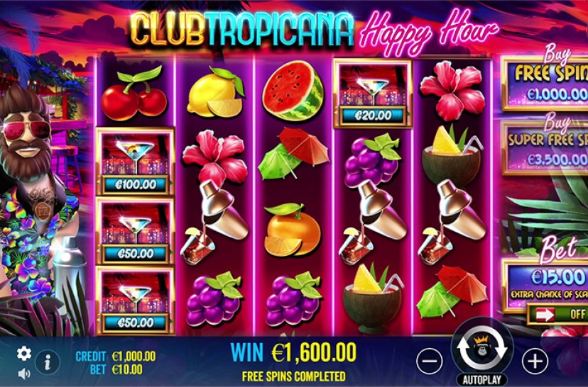 Club Tropicana – Happy Hour The Best Slots Machines at OneCasino