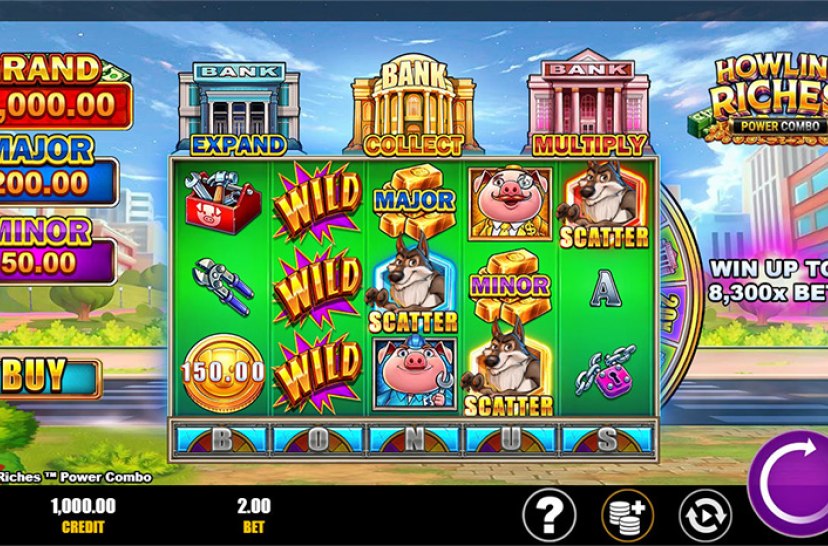 Howling Riches Power Combo The Best Slots Machines at OneCasino
