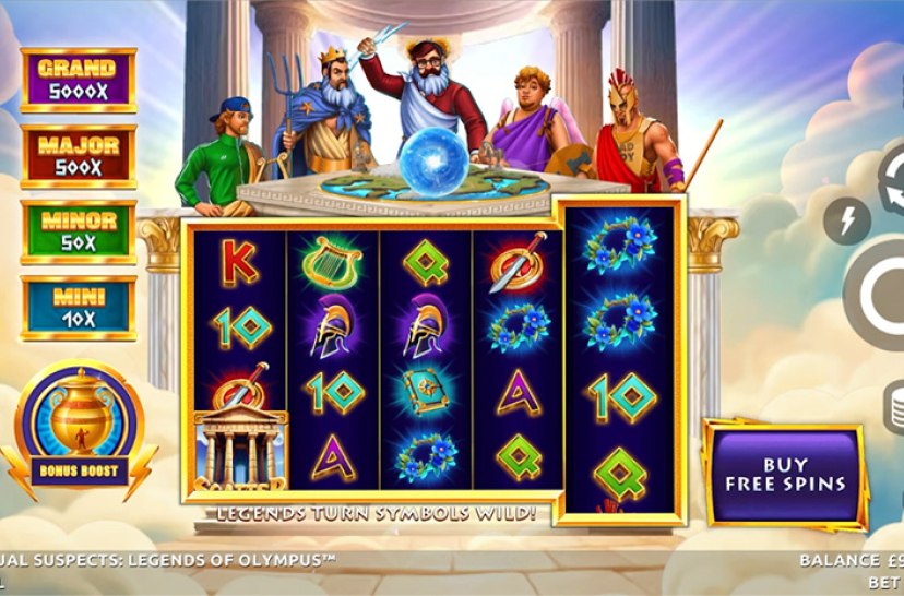 Unusual Suspects: Legends of Olympus The Best Slots Machines at OneCasino